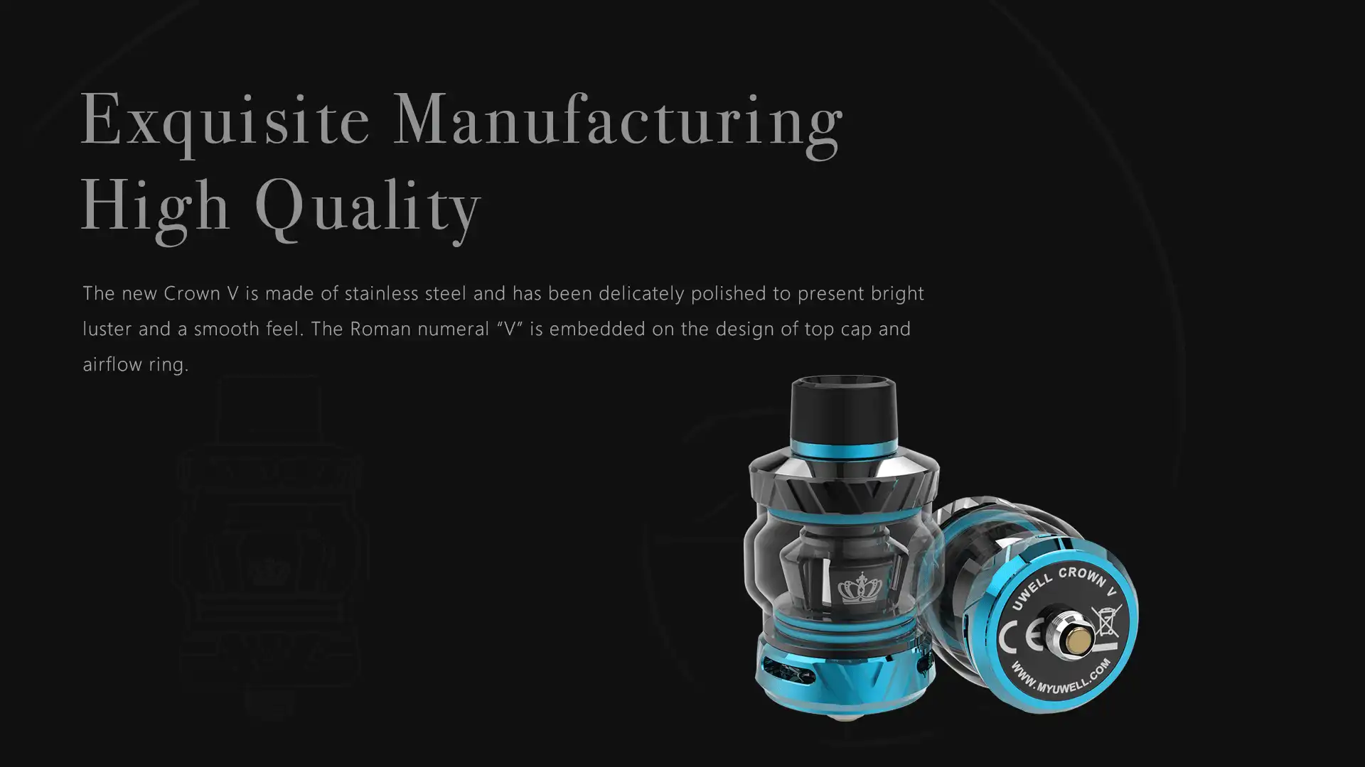Uwell Crown V tank - Dimilica